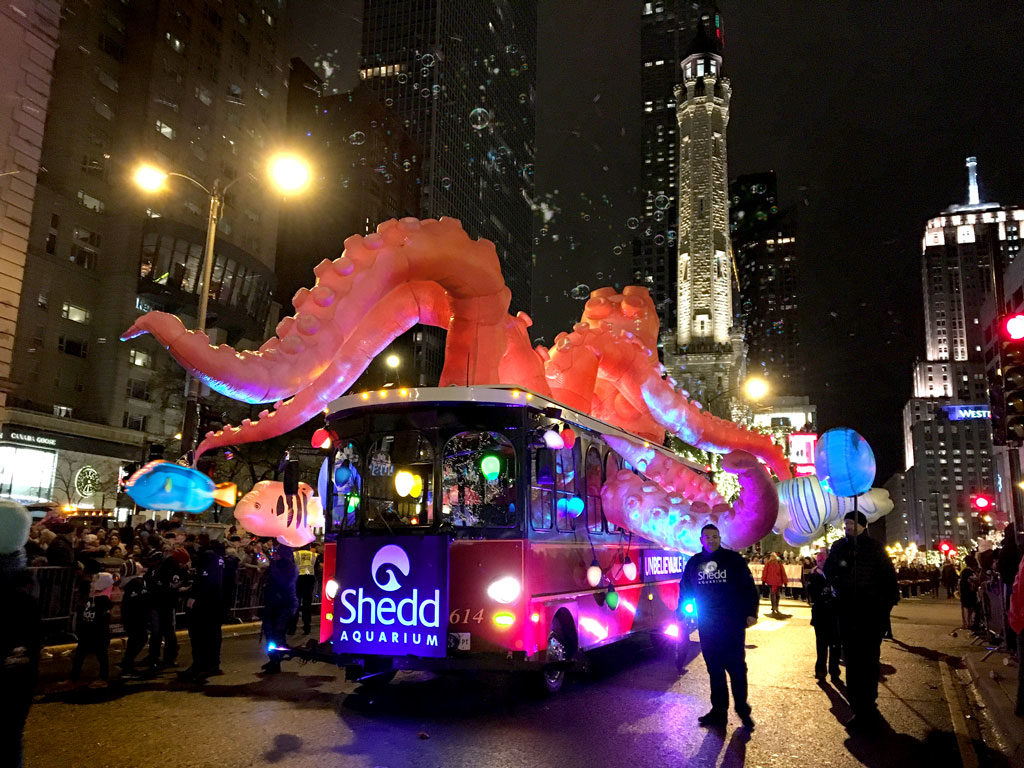 Octopus Parade Entry: Shedd Aquarium | David Andora